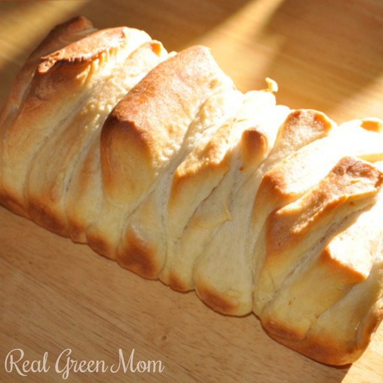 From Scratch Pull Apart Bread Loaves - Real Green Mom